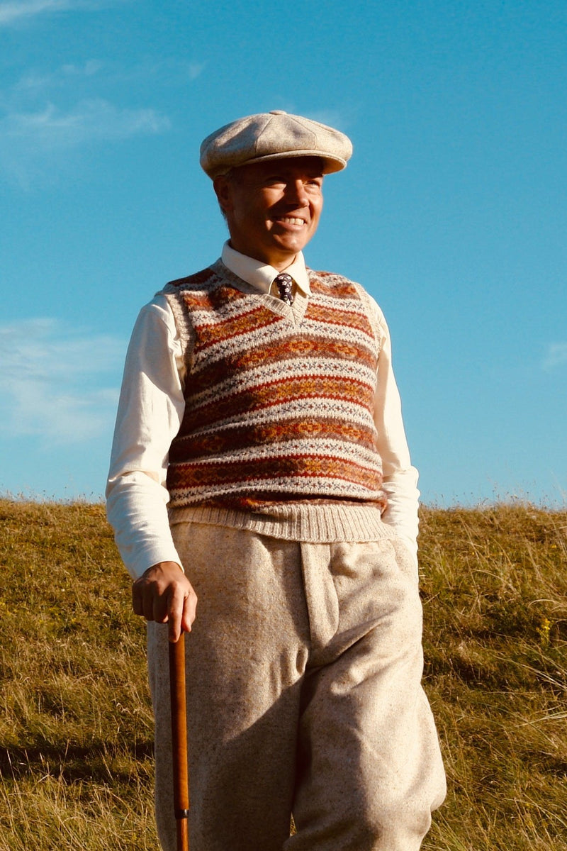 FAIR ISLE SLIPOVER - THE FOLJAMBE – Oldfield Outfitters