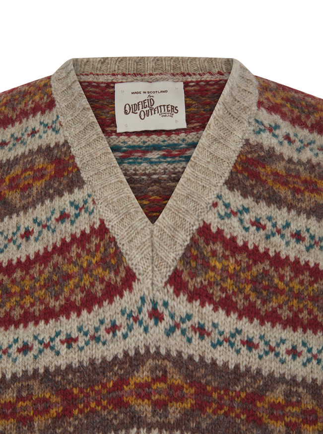 FAIR ISLE SLIPOVER - THE FOLJAMBE – Oldfield Outfitters