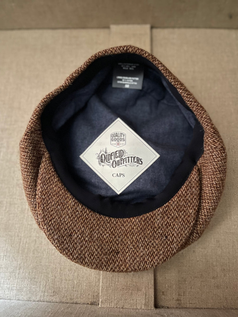 1930s Rusty Donegal Tweed 8 Piece Baker Boy Cap – Oldfield Outfitters