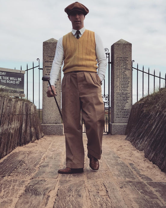 Trousers - Vintage Cut 1930s trousers in Tweed, cotton and linen ...