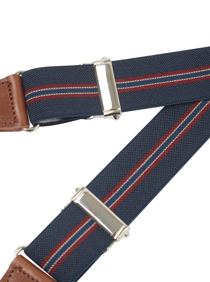 Blue and Red stripe narrow brace – Oldfield Outfitters